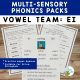 Vowel Team EI Phonics Activities for Orton-Gillingham Lessons - The ...