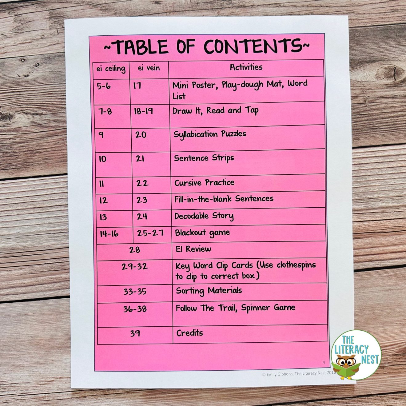 Vowel Team EI Phonics Activities for Orton-Gillingham Lessons - The ...