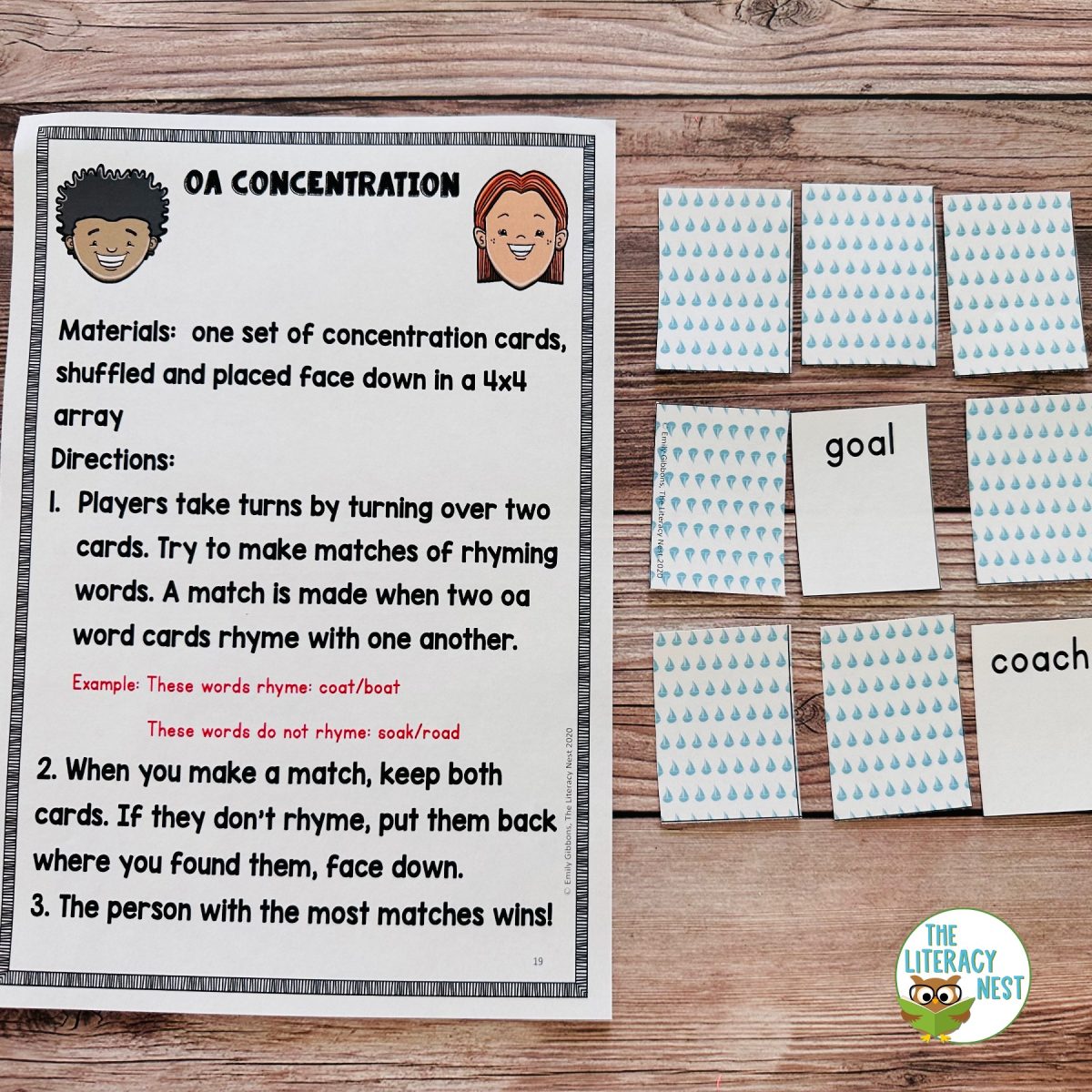 Vowel Team OA Phonics Activities for Orton-Gillingham Lessons - The ...