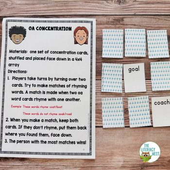 Vowel Team OA Phonics Activities for Orton-Gillingham Lessons - The ...