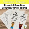 Vowel Team: UI Variant Vowels | Orton-Gillingham Multisensory Phonics ...