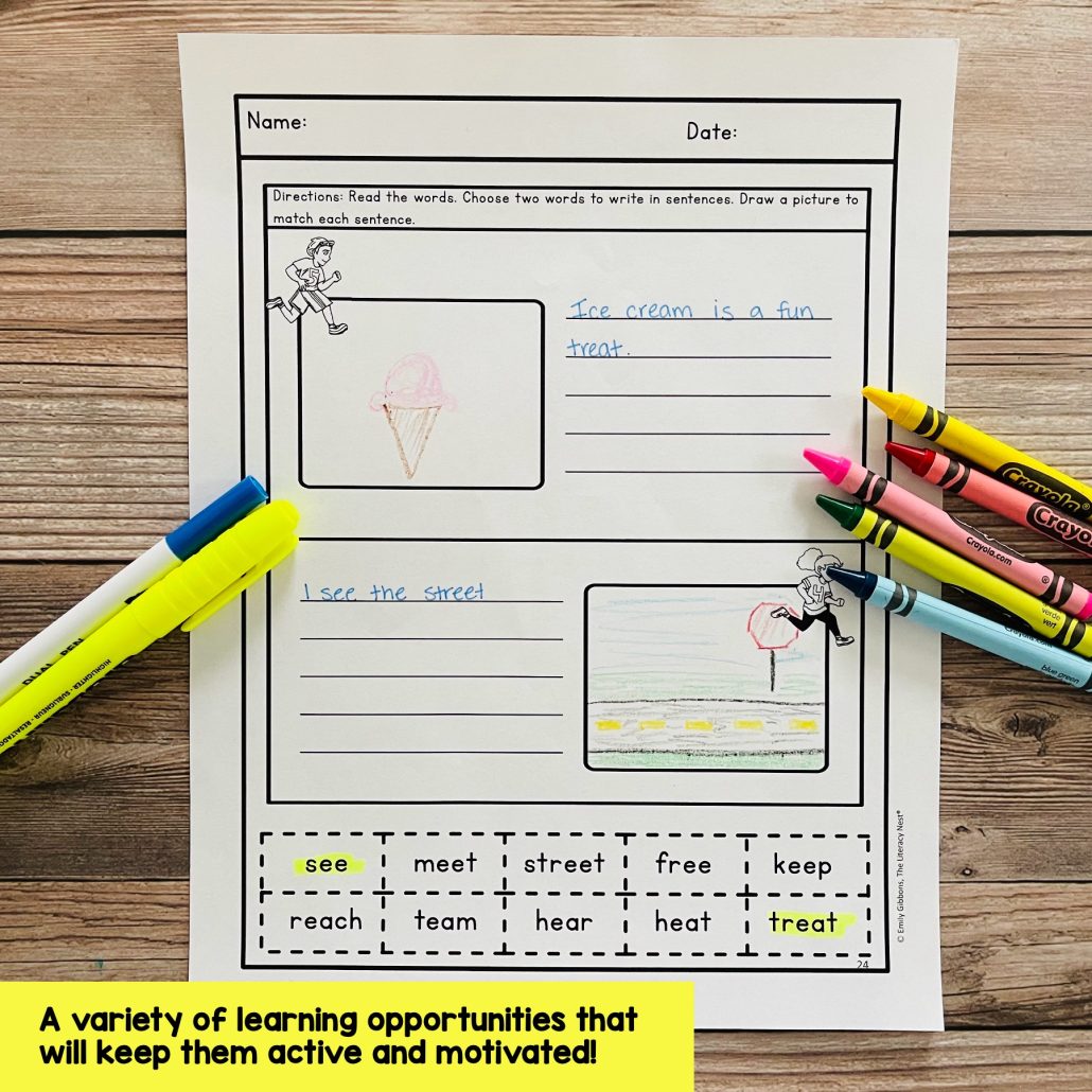 Summer Review: Vowel Teams and Diphthongs Phonics Activities and ...
