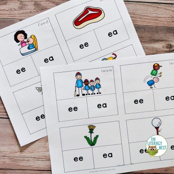 Vowel Teams EE & EA Orton-Gillingham Multisensory Phonics Activities ...