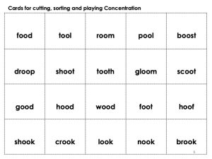 Vowel Digraph OO - The Literacy Nest