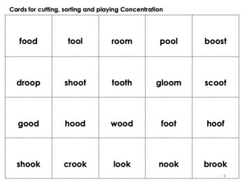 Vowel Digraph OO - The Literacy Nest