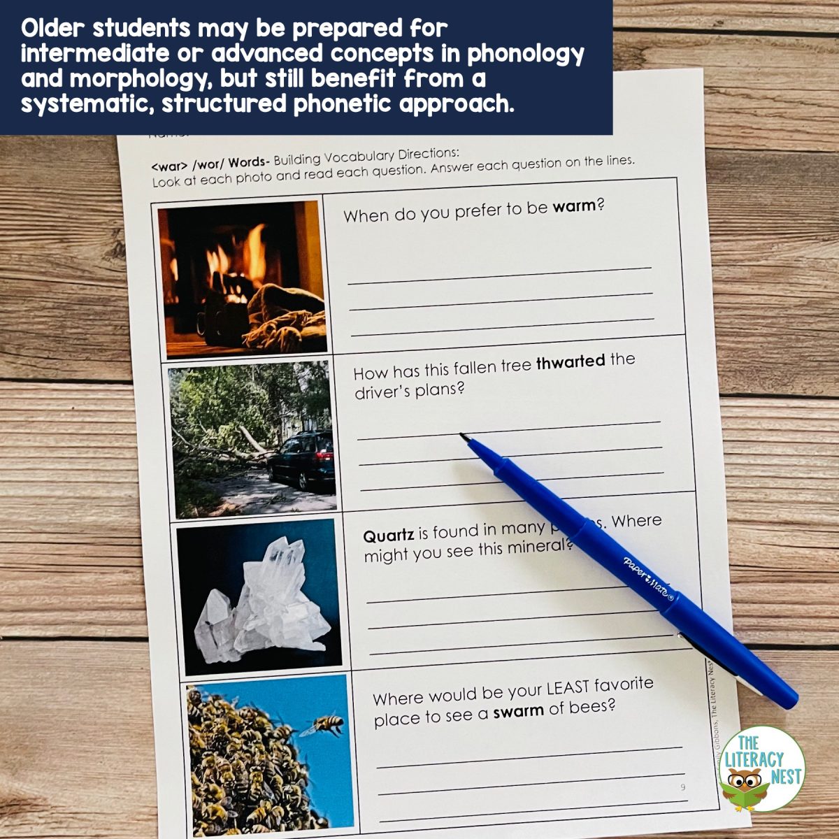 Advanced Orton-Gillingham Activities for WAR /wor/ - The Literacy Nest