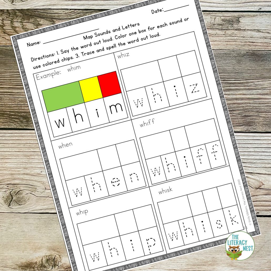 Digraph WH Worksheets and Activities for Orton-Gillingham Lessons - The ...