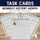 Women’s History Month Nonfiction Task Cards - The Literacy Nest