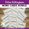 Decodable Word Lists & Sentences for Orton Gillingham Lessons Level 1 ...