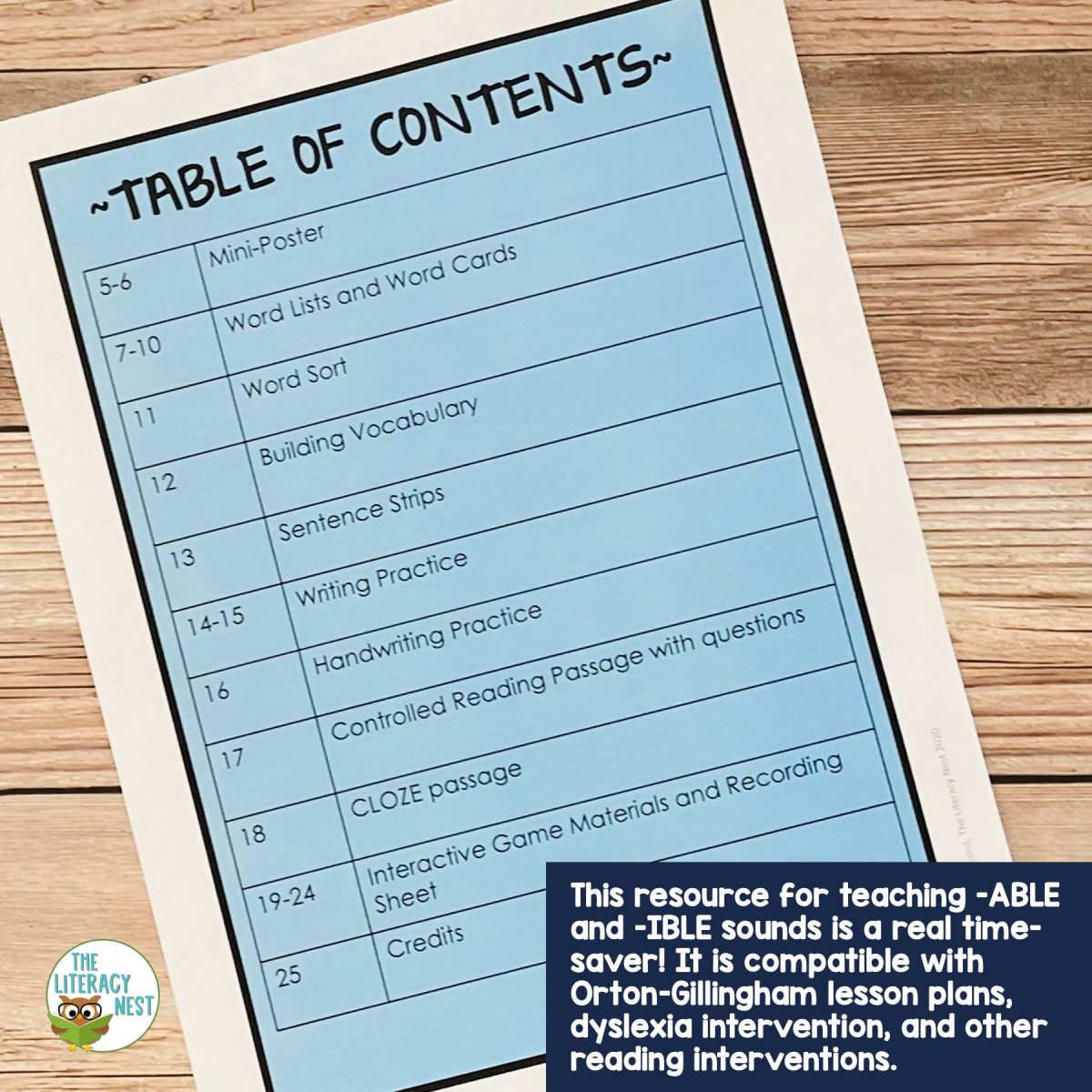 Suffix -ABLE and -IBLE for Advanced Orton-Gillingham Activities - The ...