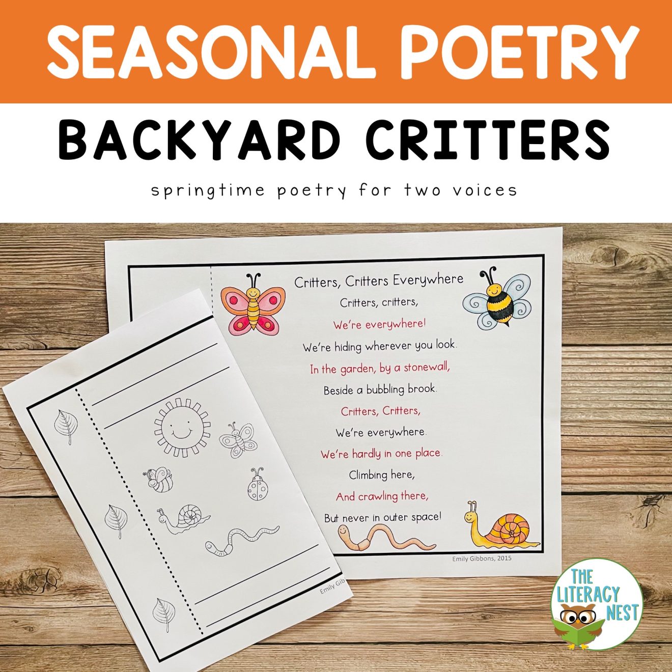 Spring Poems for Fluency Practice - The Literacy Nest