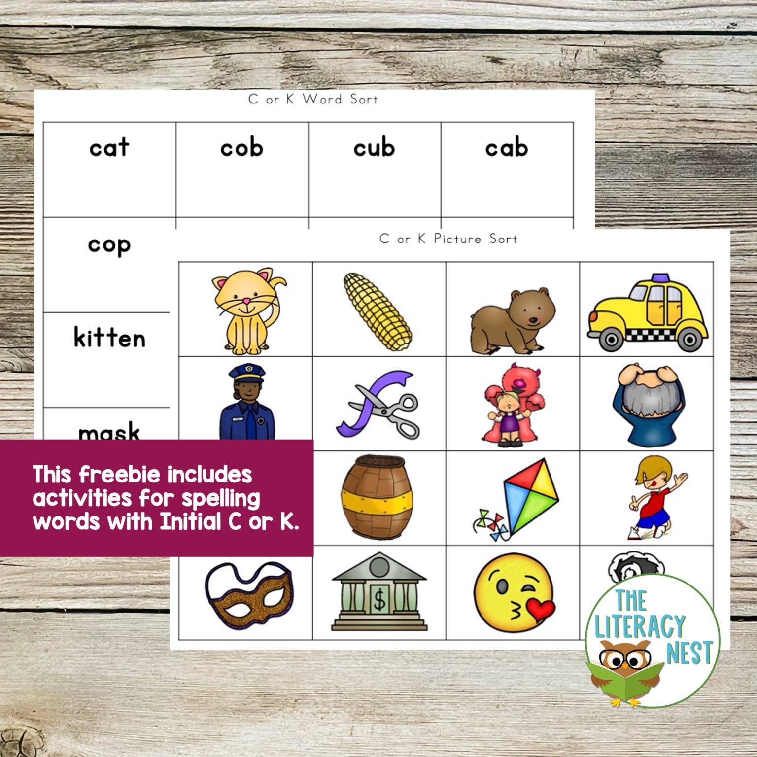 Initial C Or K Free Spelling Activities For Orton Gillingham Lessons initial-c-or-k-free-spelling-activities-for-orton-gillingham-lessons
