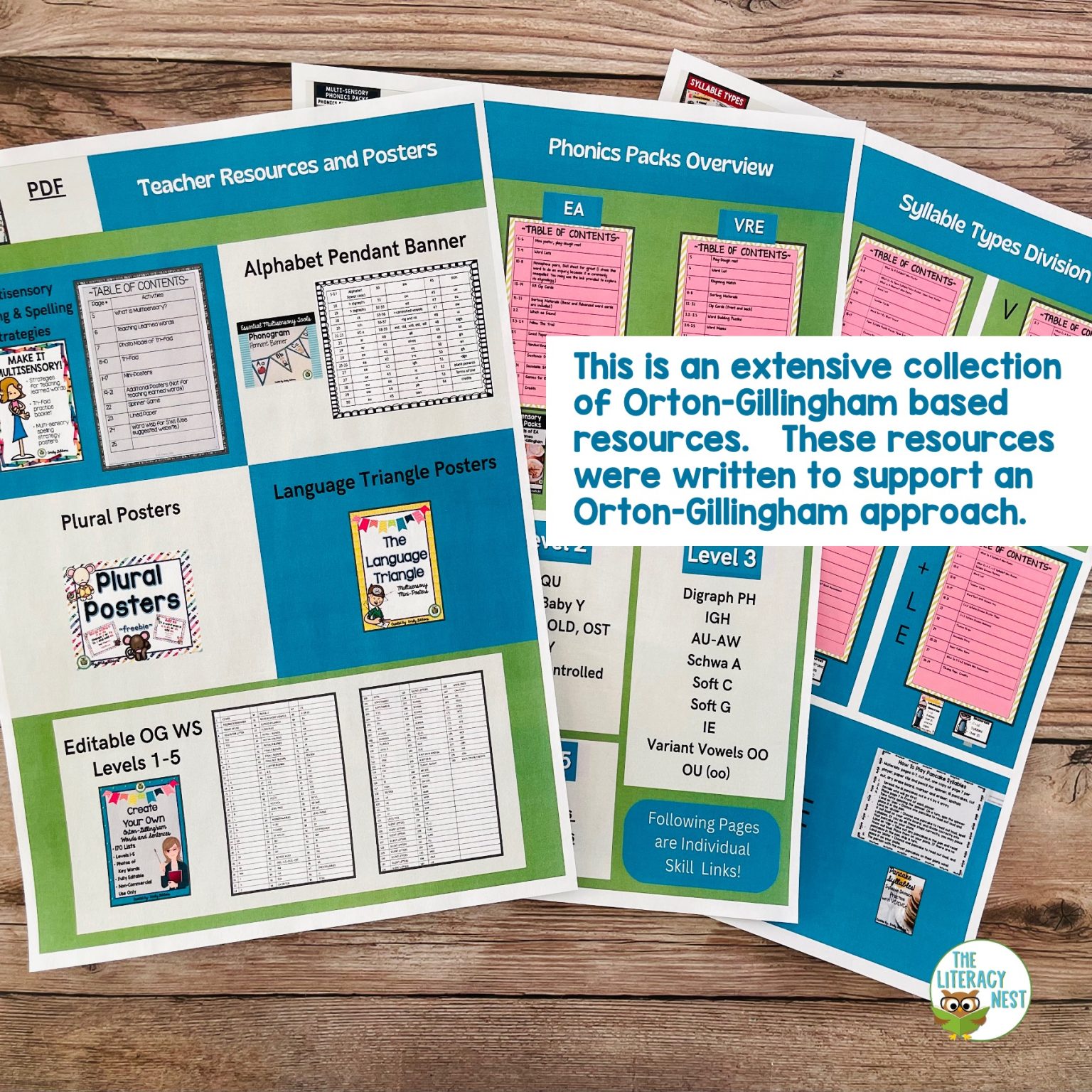 Orton-Gillingham Activities, Games and Worksheets Complete Bundle (part ...