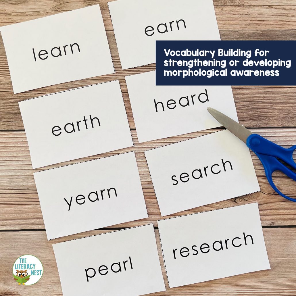 Advanced Orton-Gillingham Activities for EAR /er/ - The Literacy Nest