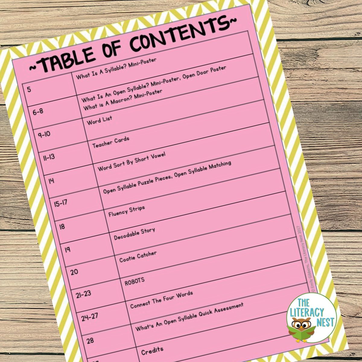 Syllable Types: Open Syllables Orton-Gillingham Activities - The ...