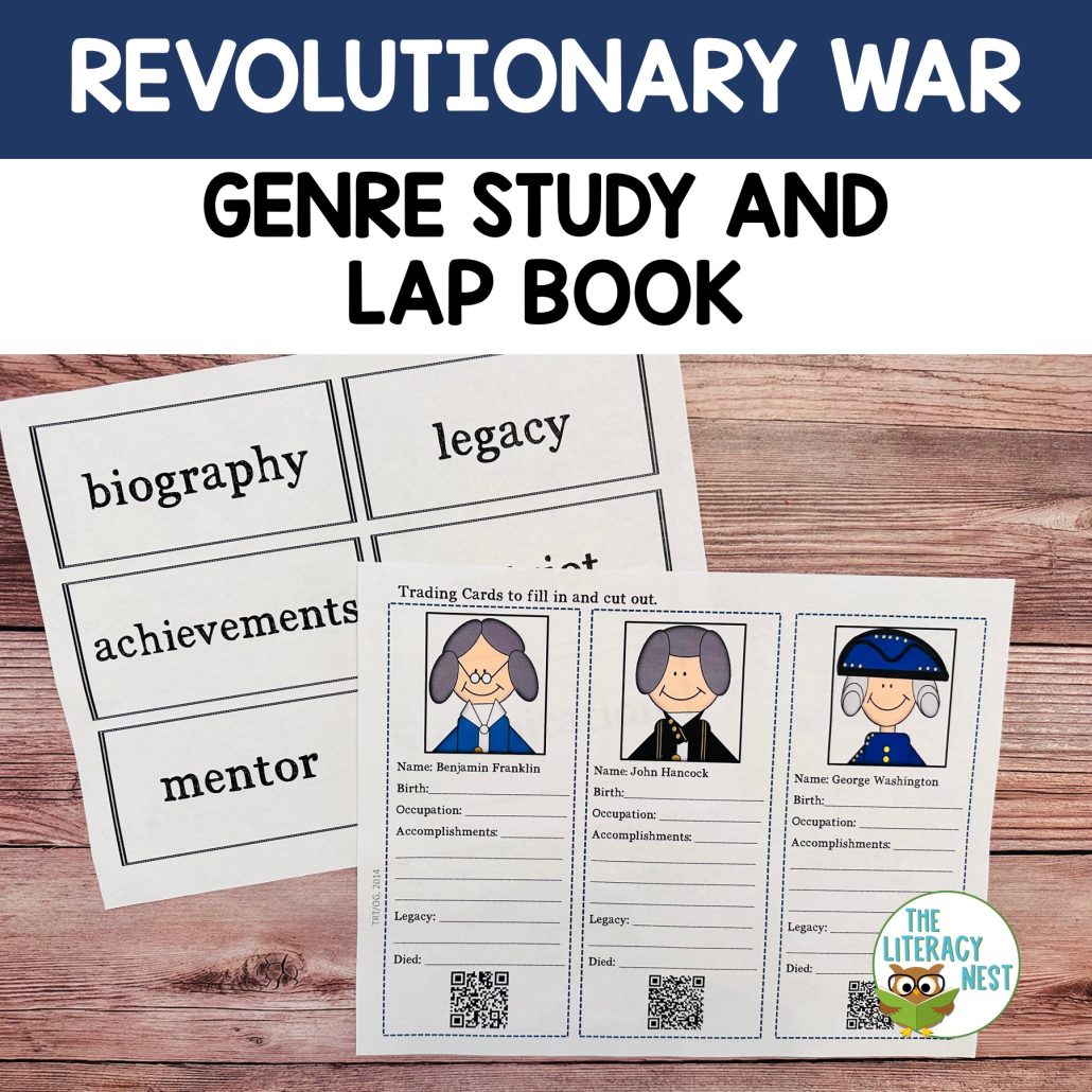 Revolutionary War Research Project and Lapbook - The Literacy Nest
