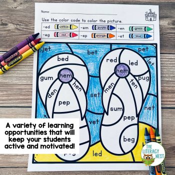 Summer Review CVC Phonics Activities - The Literacy Nest