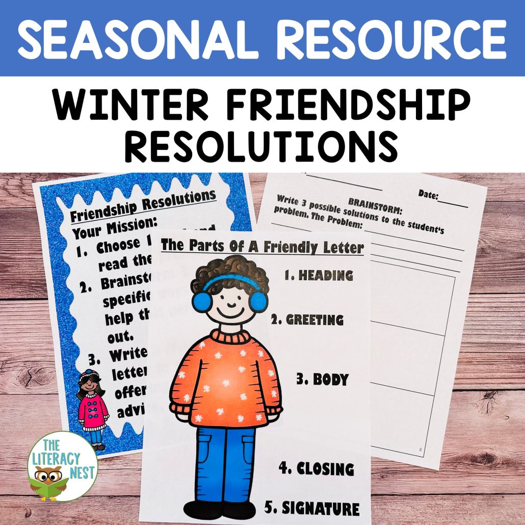 Friendly Letter Writing Practice - The Literacy Nest