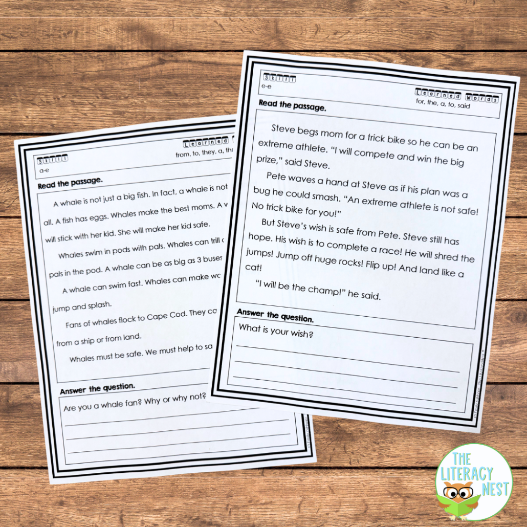 Decodable Phonics Reading Passages Bundle for Orton-Gillingham Lessons ...