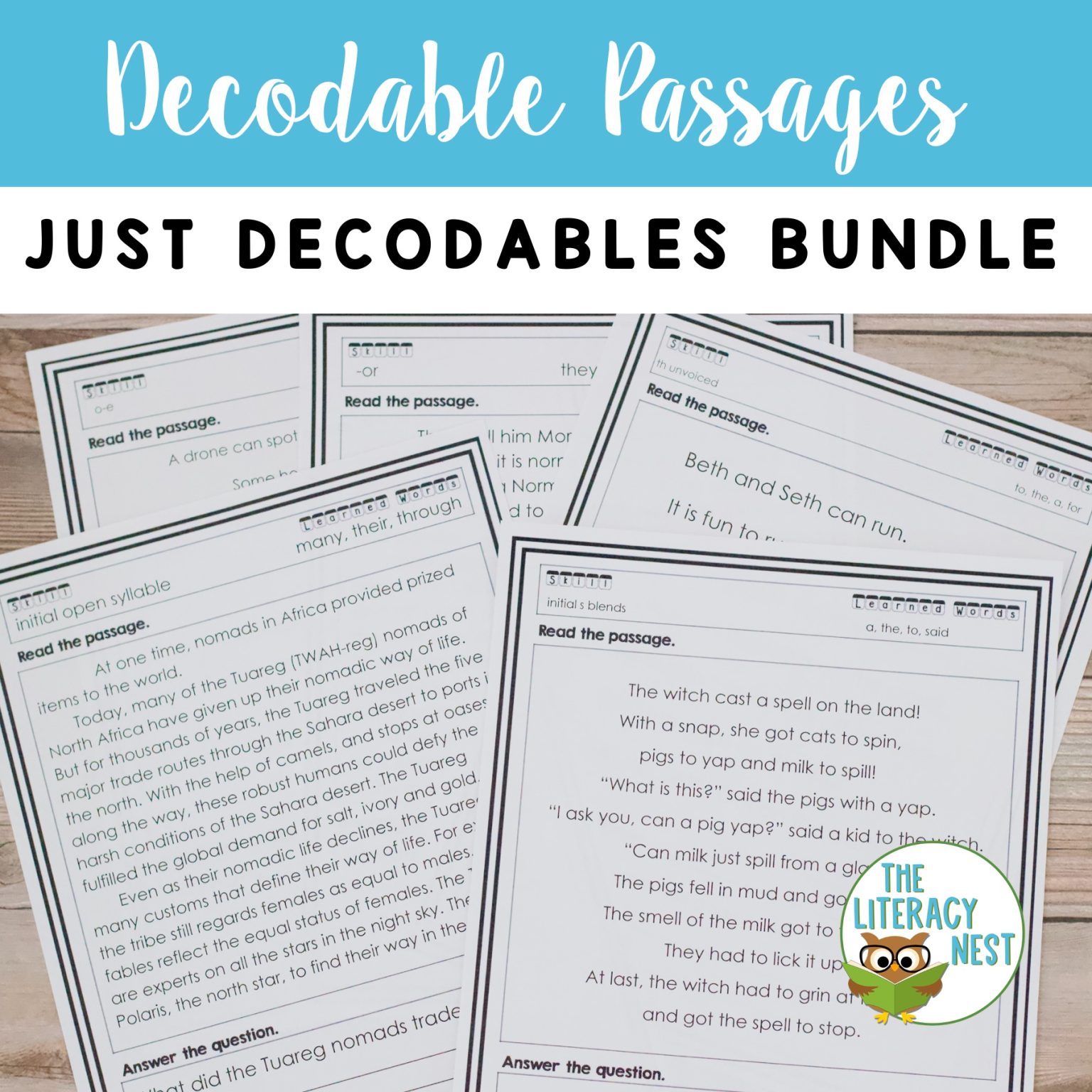 CVC Words Decodable Passages for Orton-Gillingham Lessons - The ...