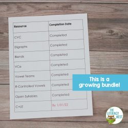 Decodable Phonics Reading Passages Bundle for Orton-Gillingham Lessons ...