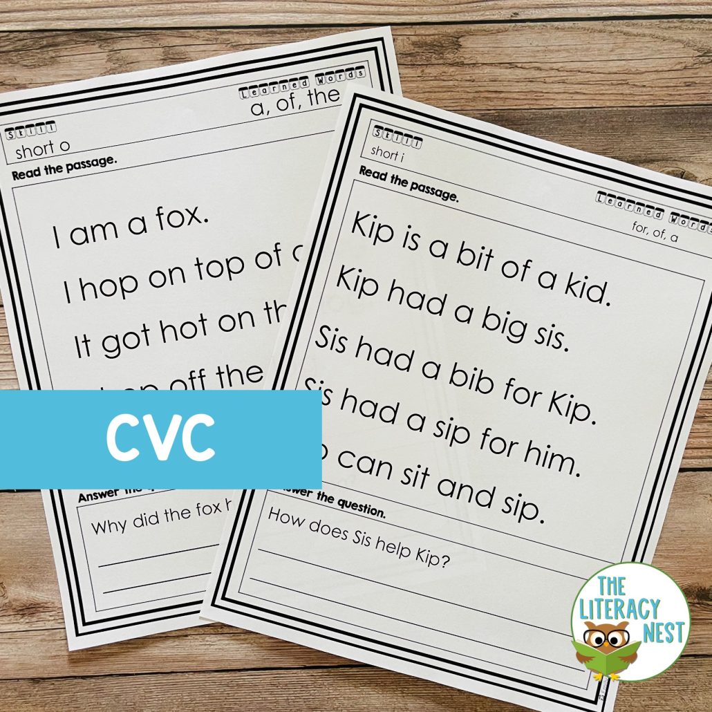 Decodable Phonics Reading Passages Bundle for Orton-Gillingham Lessons ...