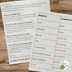 Consonant Blends Decodable Reading Passages - The Literacy Nest