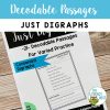 Digraphs Decodable Reading Passages for Orton-Gillingham Lessons - The ...