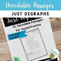 Digraphs Decodable Reading Passages for Orton-Gillingham Lessons - The ...