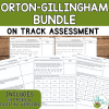 Orton-Gillingham Diagnostic Assessment BUNDLE with scope and sequence ...
