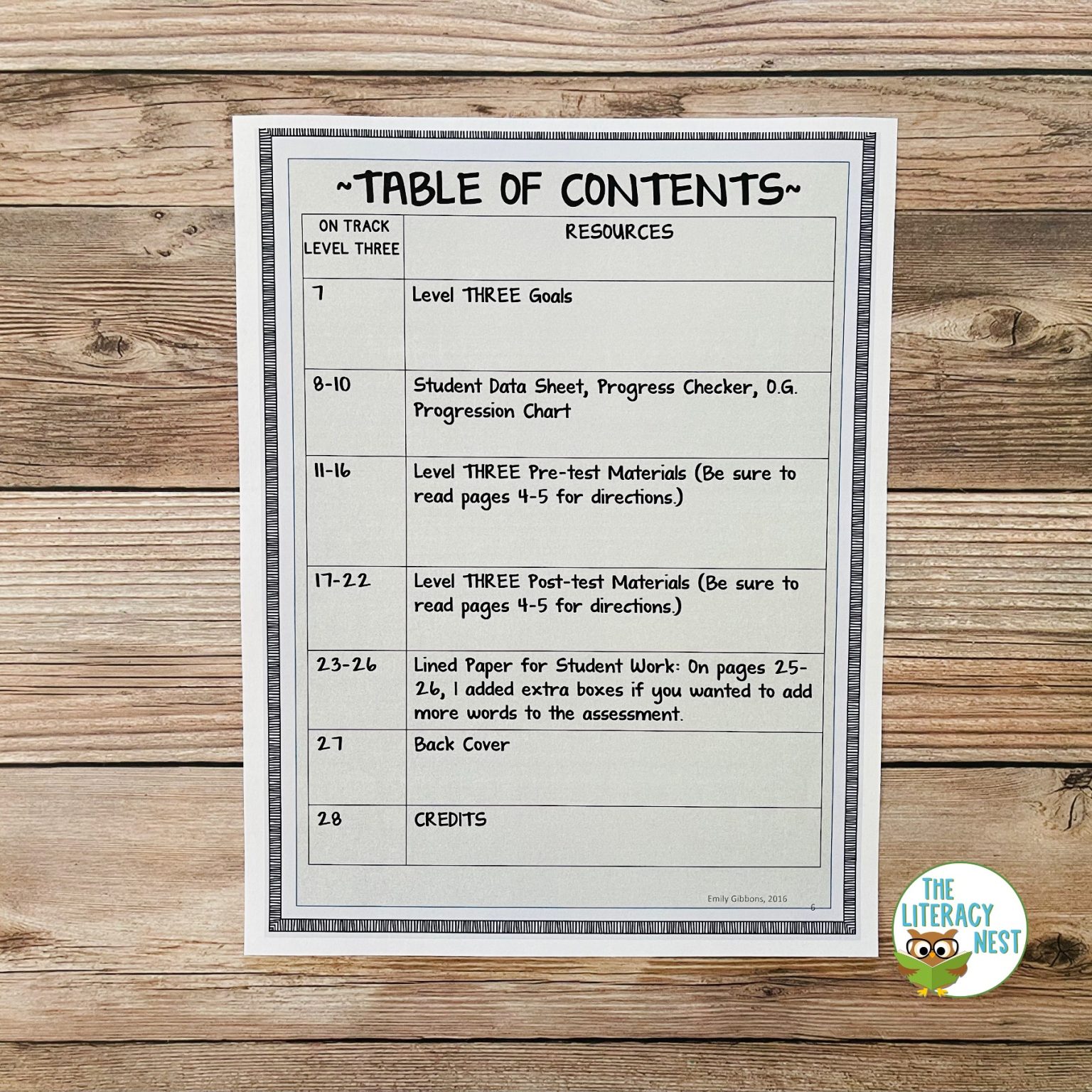 Orton-Gillingham Assessment Pre and Post Tests Leveled Placement LEVEL ...