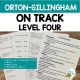 Orton-Gillingham Assessment Pre and Post Tests Leveled Placement LEVEL ...