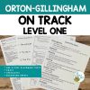 Orton-Gillingham Diagnostic Assessment with scope and sequence - The ...