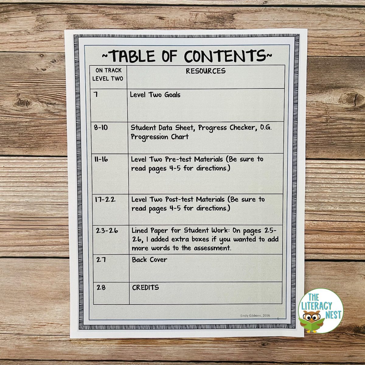 Orton-Gillingham Assessment Pre and Post Tests Leveled Placement LEVEL ...