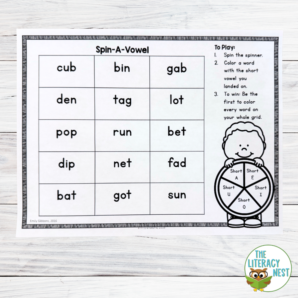 CVC Phonics Activities for Orton-Gillingham Lessons - The Literacy Nest