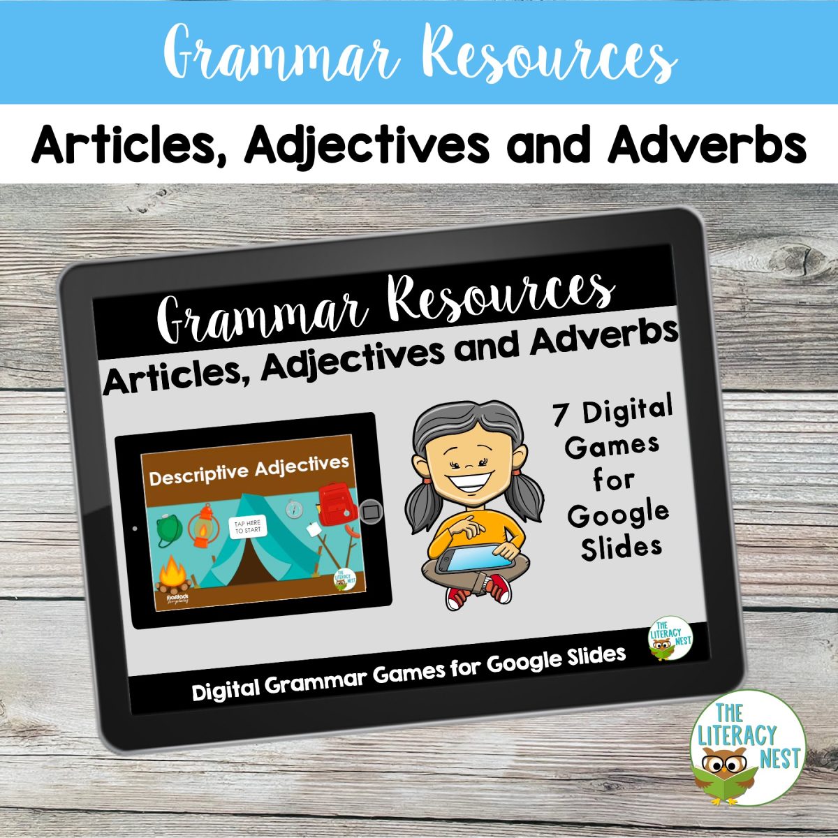 Parts of Speech Games for Verbs - The Literacy Nest