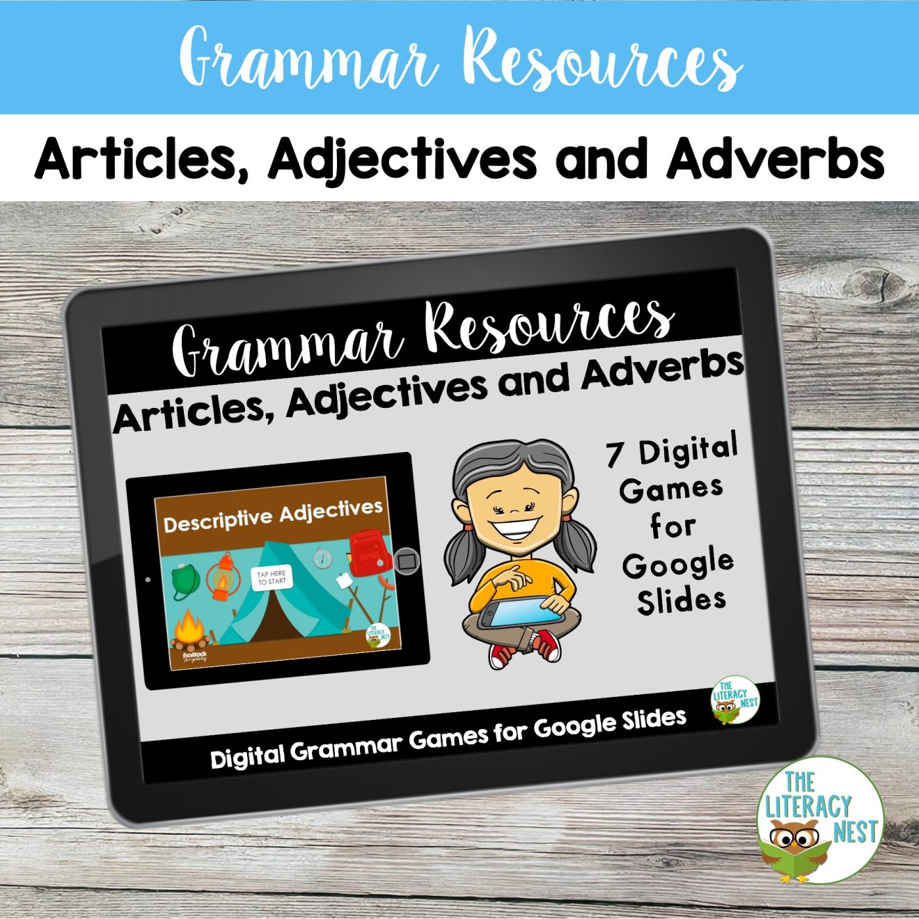 Parts of Speech Games for Verbs - The Literacy Nest