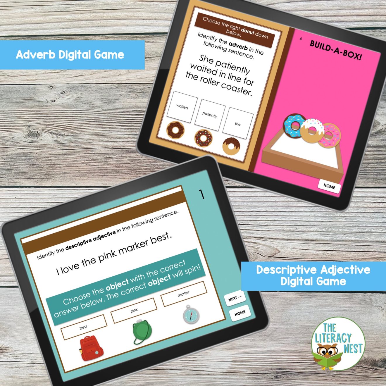 Parts of Speech Games for Articles, Adverbs and Adjectives - The ...