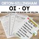 OI and OY Spelling Rules for Orton-Gillingham Lessons - The Literacy Nest