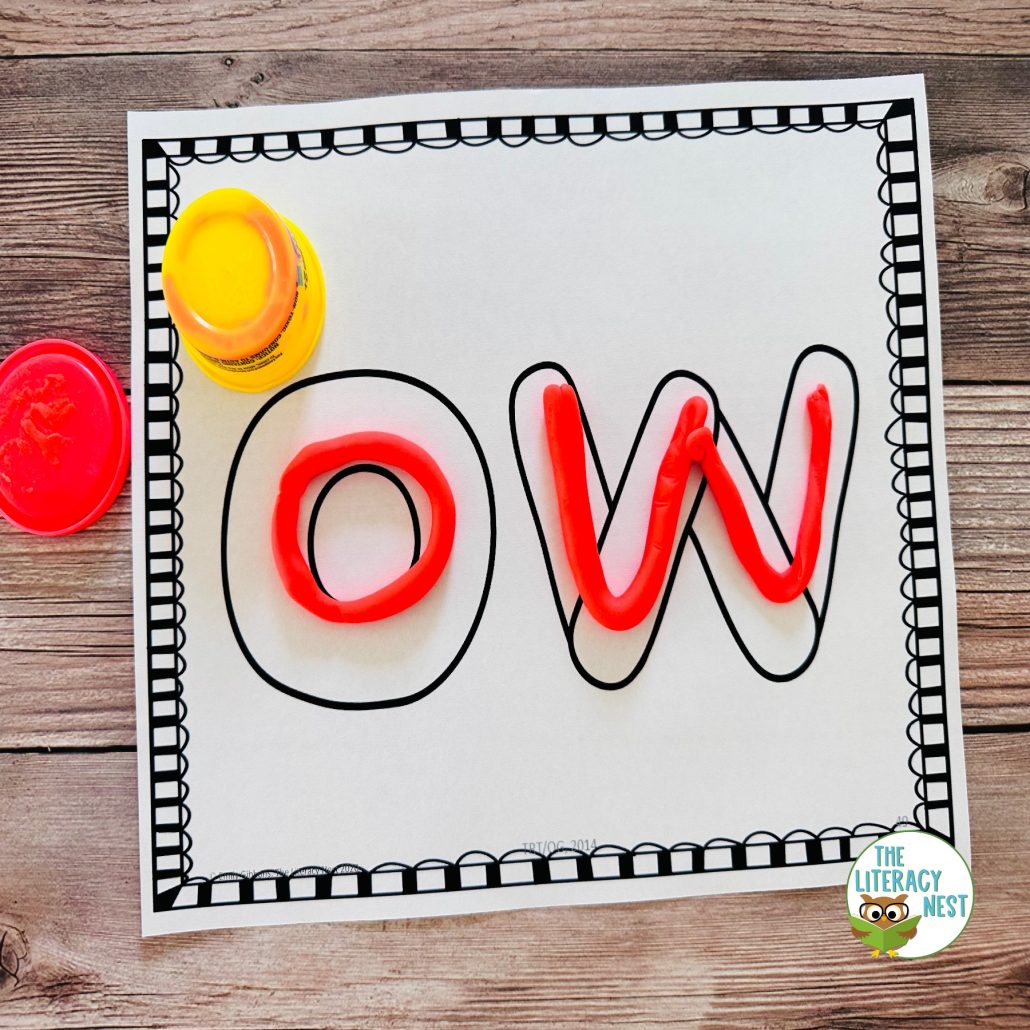 Vowel Team OW Phonics Activities for Orton-Gillingham Lessons - The ...