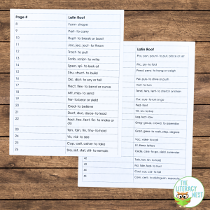 Morphology Sentences for Latin Roots and Connectives - The Literacy Nest