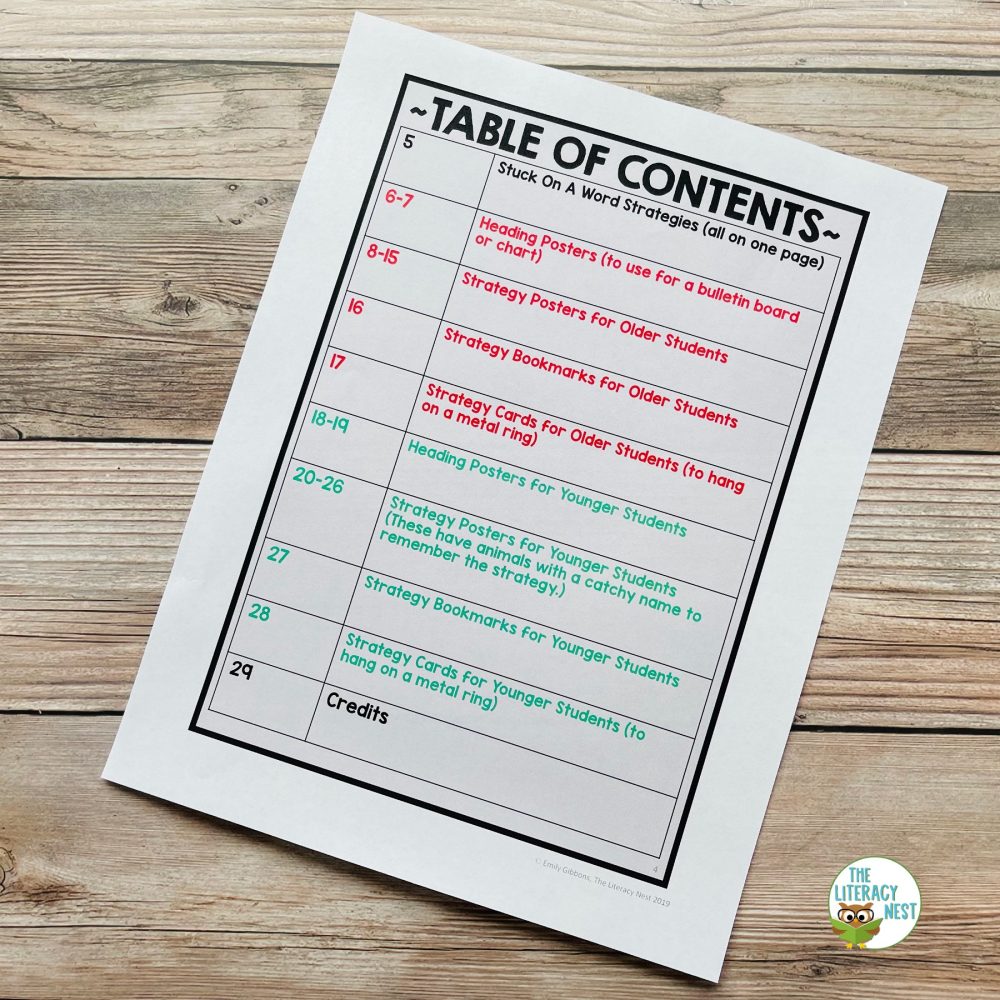 Decoding Reading Strategies Posters, Bookmarks, and Notecards for ...