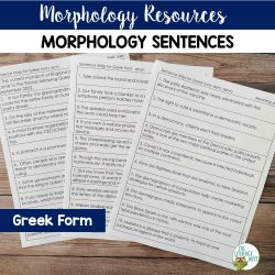 Morphology Activities Prefixes, Suffixes, Roots, Greek Forms - The ...