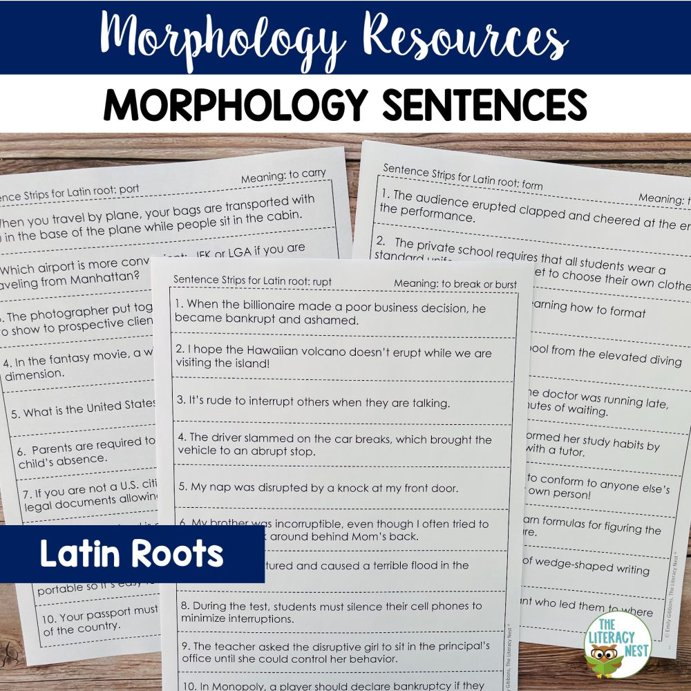 Morphology Reading Passages for Suffixes - The Literacy Nest