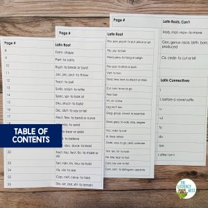 Morphology Sentences for Latin Roots and Connectives - The Literacy Nest