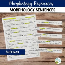 Morphology Sentences for Prefixes, Suffixes, Roots, Greek Forms - The ...