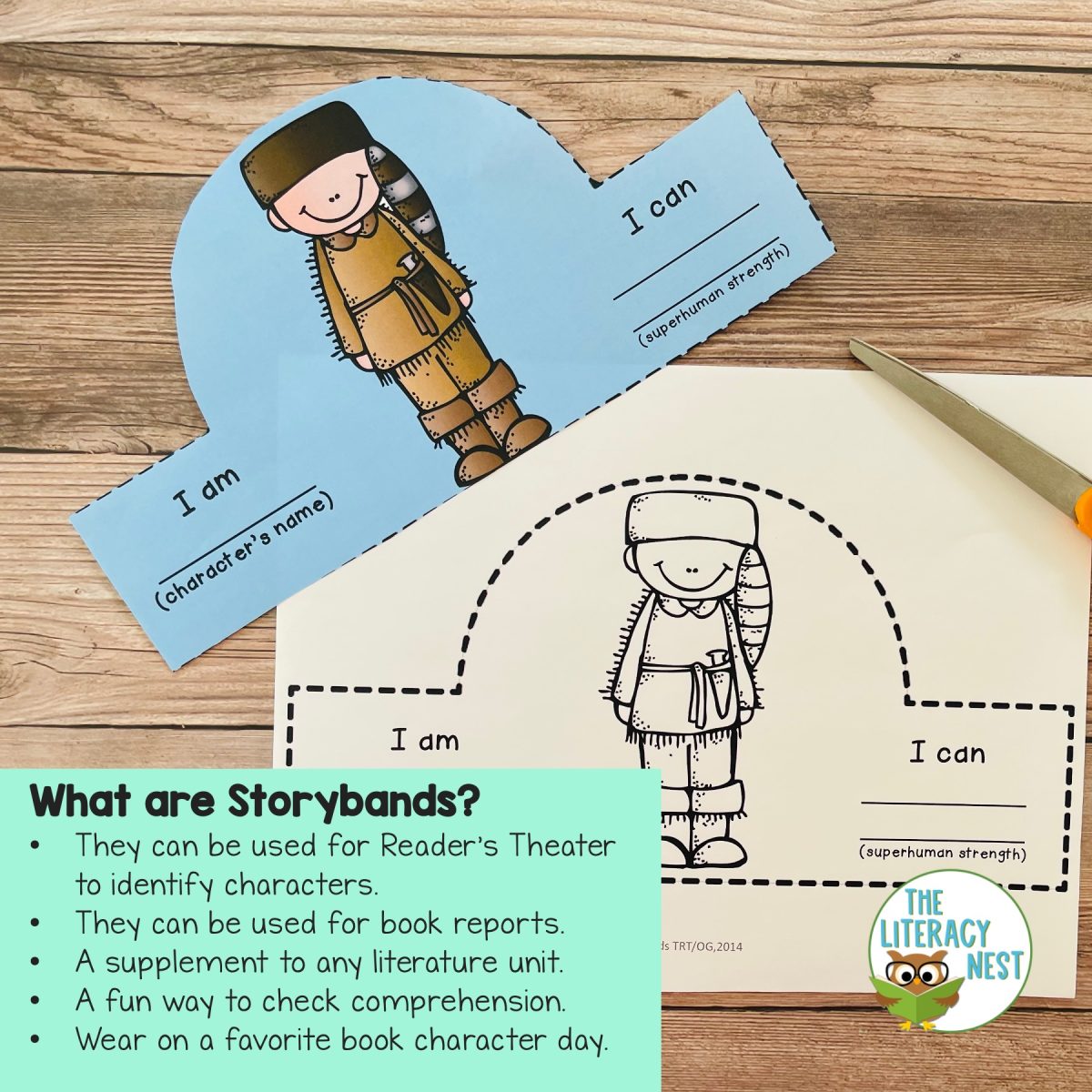 Headbands Storybands for Tall Tales - The Literacy Nest