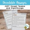 Vowel Team: UI Variant Vowels | Orton-Gillingham Multisensory Phonics ...