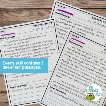 Vowel Teams and Vowel Diphthongs Decodable Reading Passages - The ...