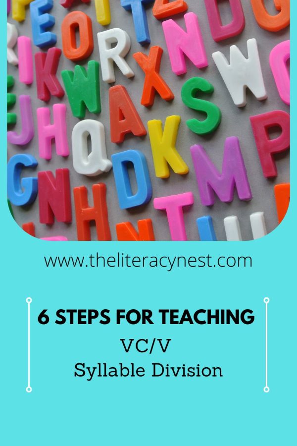 6 Steps for VC/V Syllable Division - The Literacy Nest